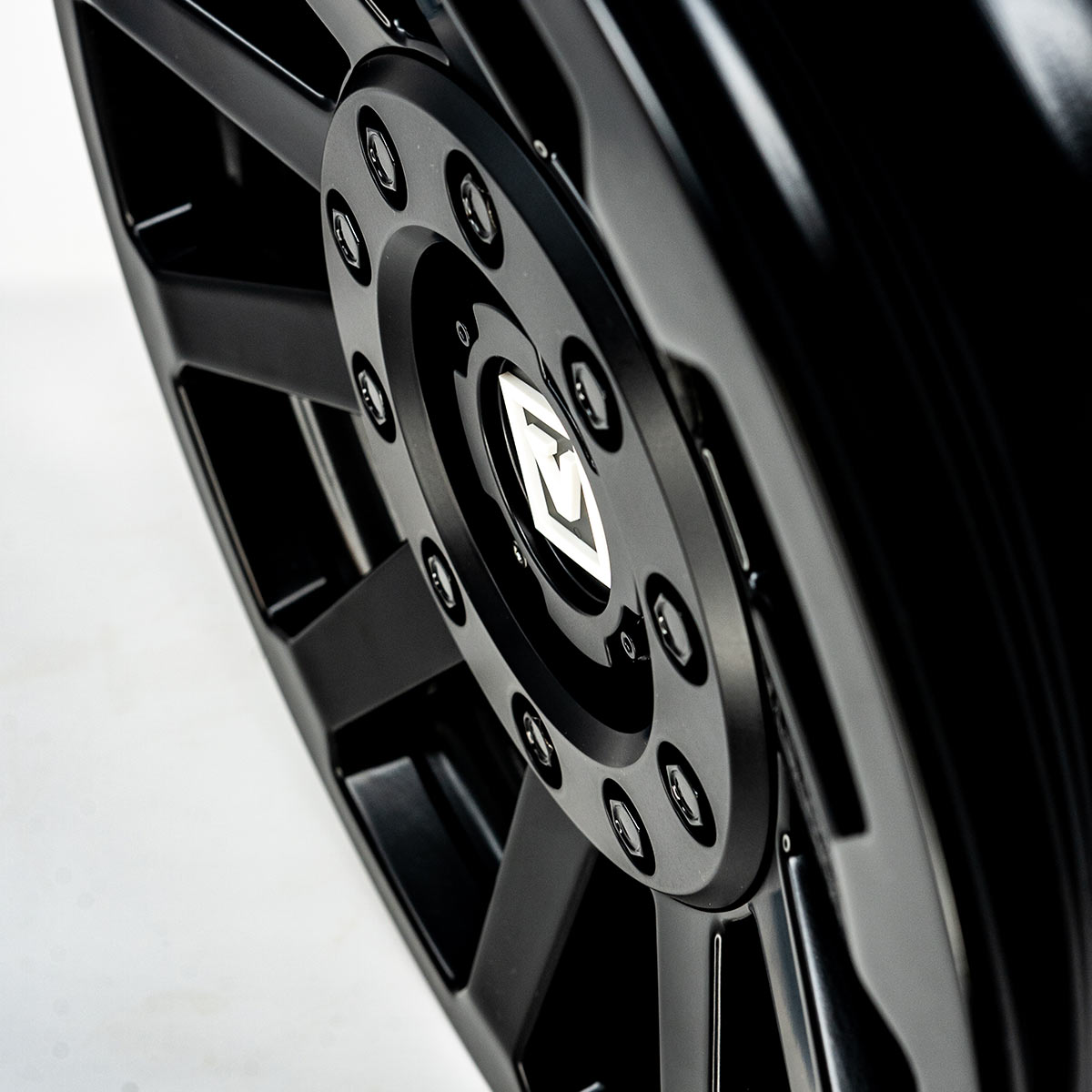 V02 UTV Wheel - Valor Wheels Dual Drill Satin Black UTV Wheel – Atomik UTV